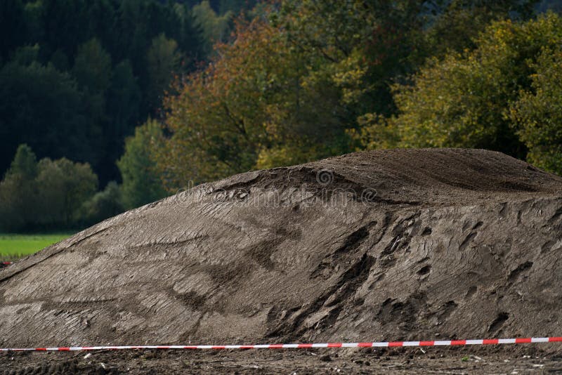 Preserved Area with the Trees in the Background Stock Image - Image of ...