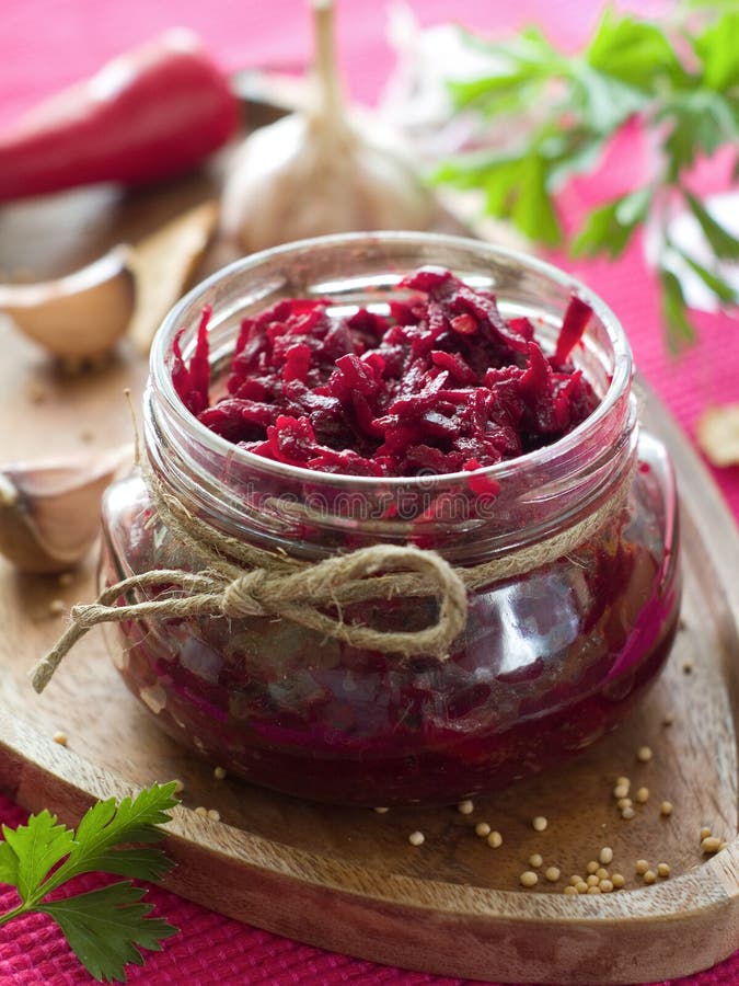 Preserved beet stock photo. Image of pickled, preserve - 33637718