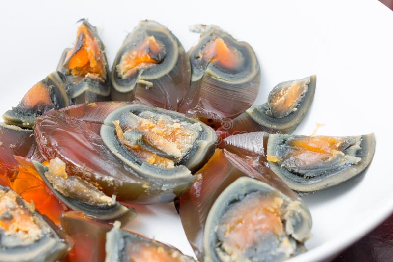 Preserved egg stock photo. Image of white, black, food - 35000462