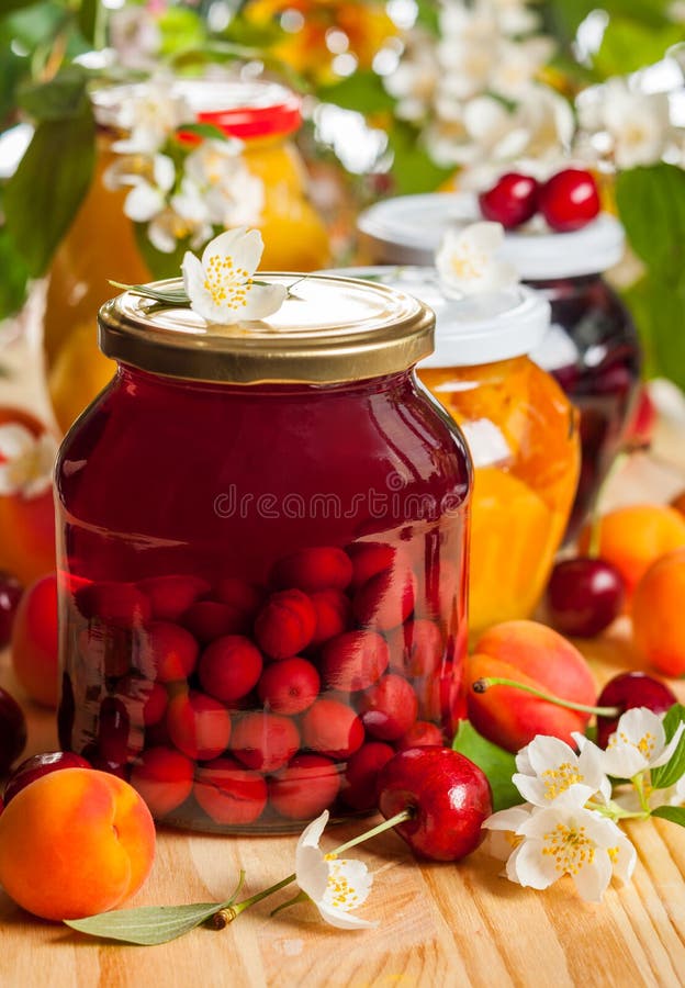 Preserved Fruit and Berries Stock Image - Image of organic, dish: 41660085