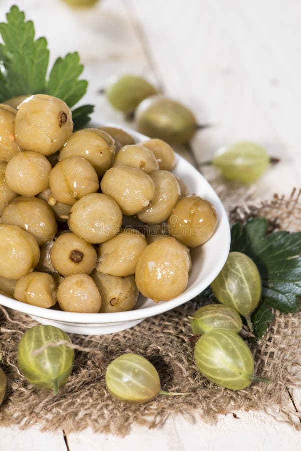 Preserved Gooseberries stock photo. Image of fuits, berries - 33473220
