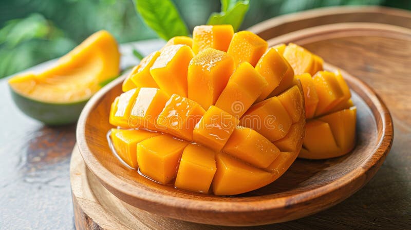 Preserved Mango, Thai Snack, Tropical, Sweet. Generative Ai Stock ...