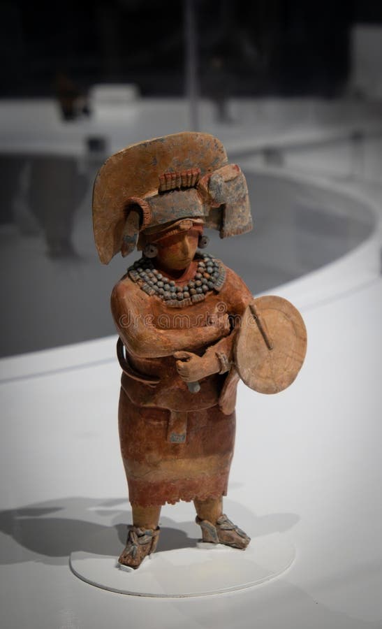 Preserved Mayan Relic of a Human Figure. Editorial Photo - Image of ...