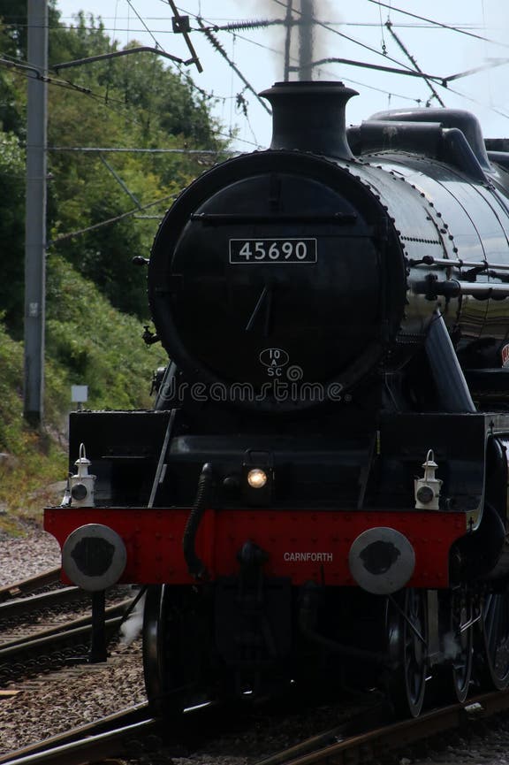Preserved Steam Train Leander at Carnforth Editorial Stock Image ...