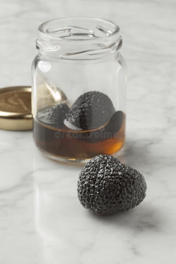 Preserved summer truffle stock image. Image of delicacy - 51828017