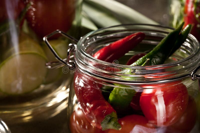 Preserving stock image. Image of tomato, preserving, squash - 10720711