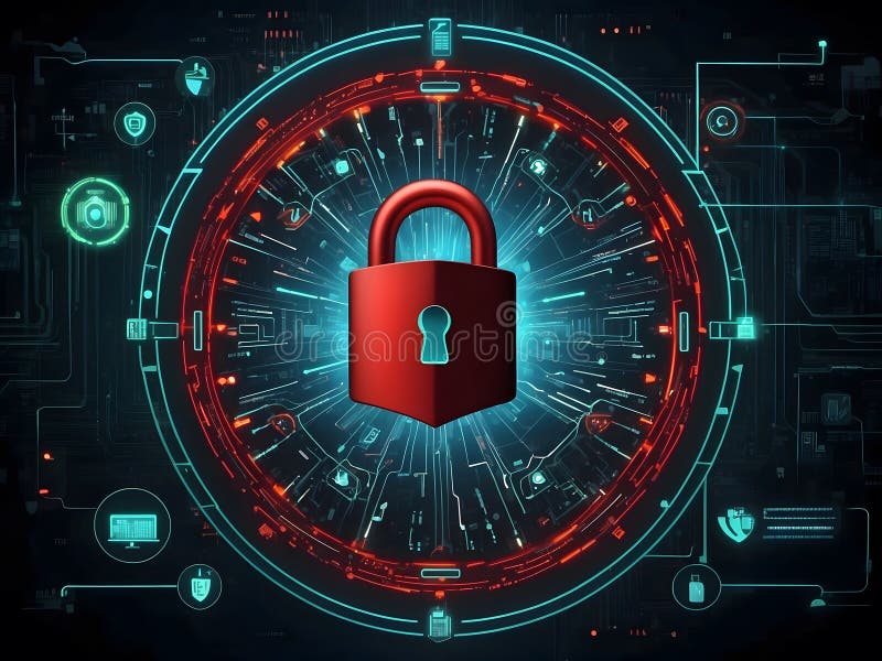 Preserving Data Privacy in the Digital World Stock Illustration ...