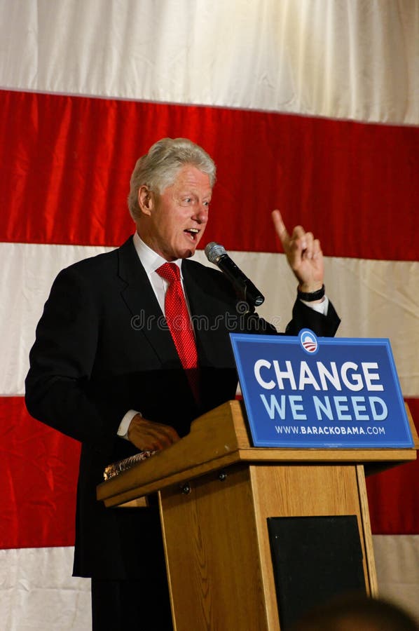 President Bill Clinton editorial photography. Image of bill - 6736837