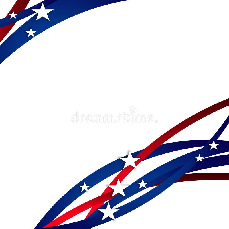 President Day Patriotic Background Stock Illustration - Illustration of ...