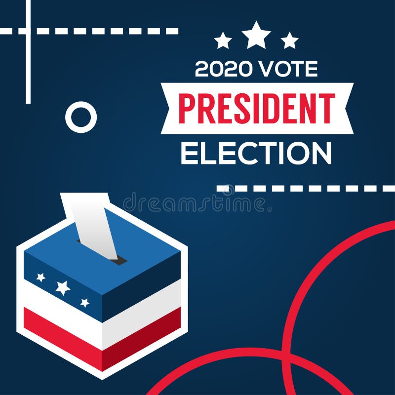 President Election Day 2020 Vector Design for Banner or Background ...