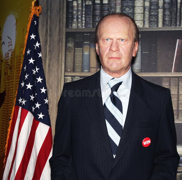 President Gerald R. Ford editorial photo. Image of tussauds - 23748791