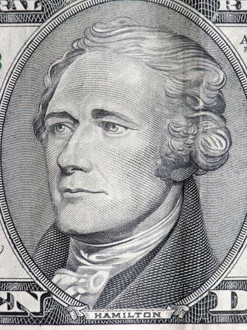 President Hamilton stock photo. Image of finance, horizontal - 408332