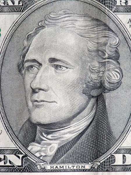 President Hamilton stock photo. Image of finance, horizontal - 408332