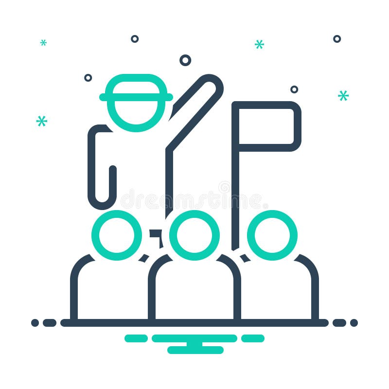 Mix Icon for President, Chairman and Principal Stock Vector ...