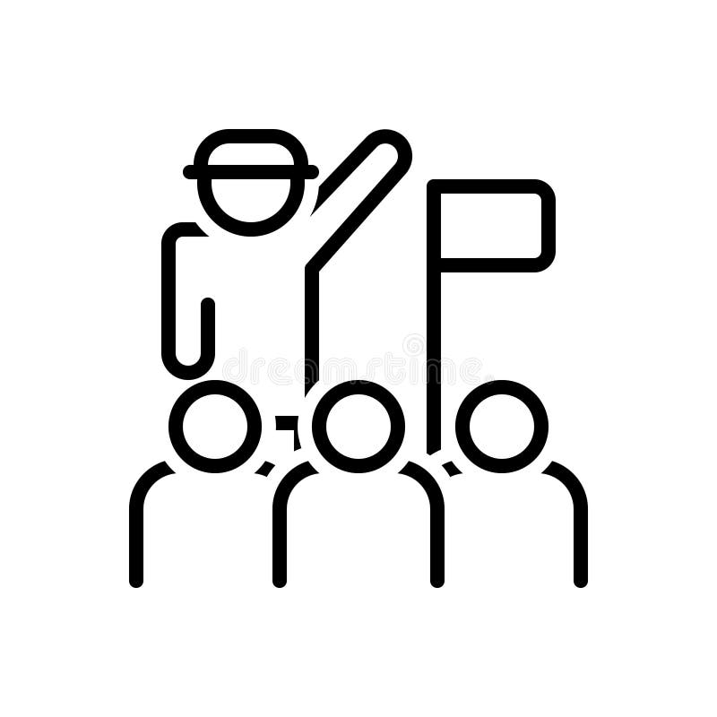 Chairman Line Icons, Signs, Vector Set, Outline Illustration Concept ...