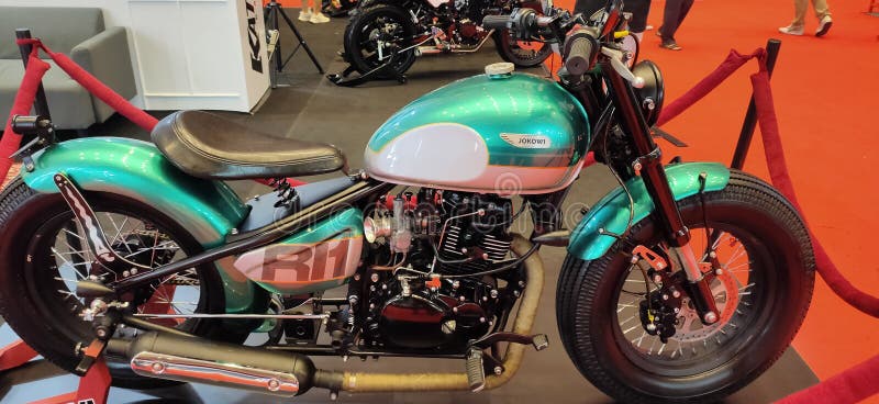 President Indonesia Motor Cycle Custom Editorial Image - Image of motor ...