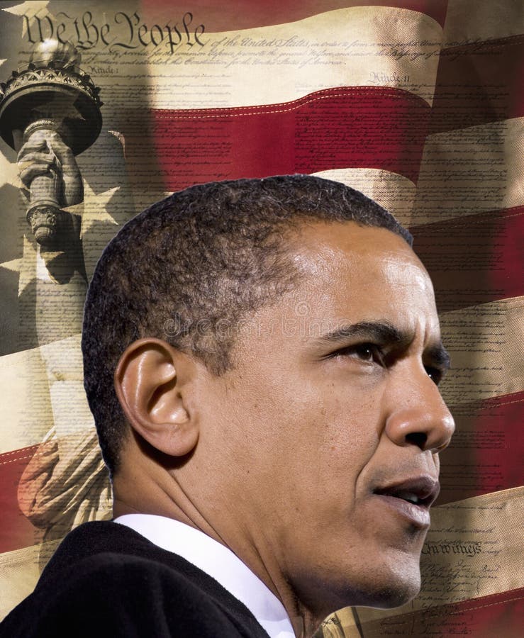 President Obama editorial stock image. Image of collage - 28369889