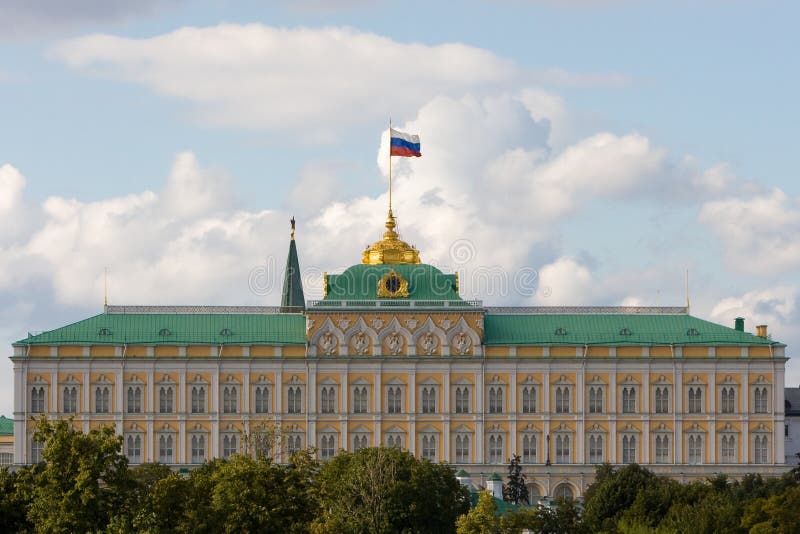 Presidential Palace Of Moscow Kremlin Stock Image - Image of view ...