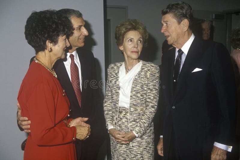 President Ronald Reagan and Mrs. Reagan Editorial Photography - Image ...