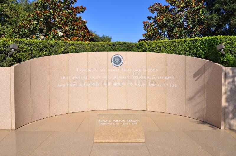 President Ronald Reagan S Grave, California, USA Editorial Photography ...