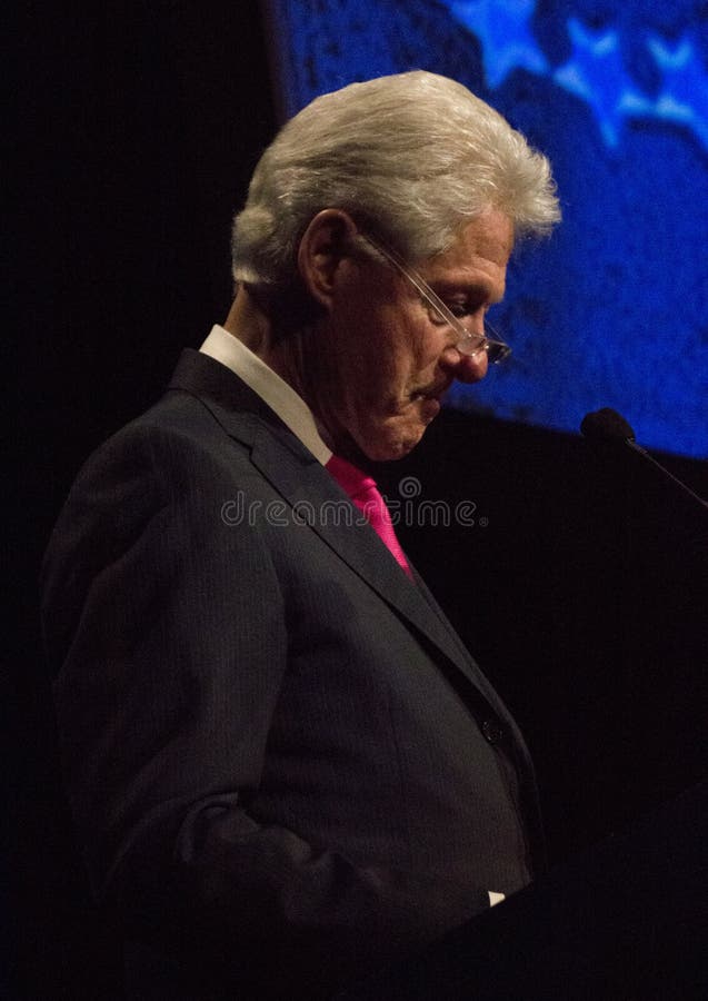 Presidente Bill Clinton De Estados Unidos Foto editorial - Imagen de ...
