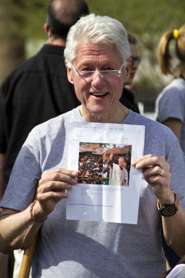 Presidente Bill Clinton Do Estados Unidos Foto de Stock Editorial ...