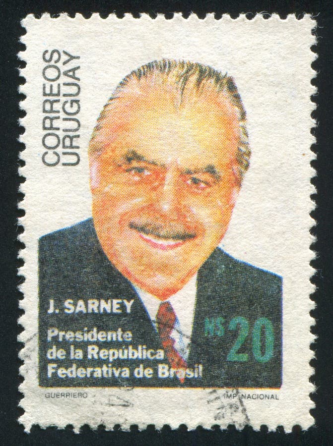 Presidente Jose Sarney Del Brasil Fotografía editorial - Imagen de ...