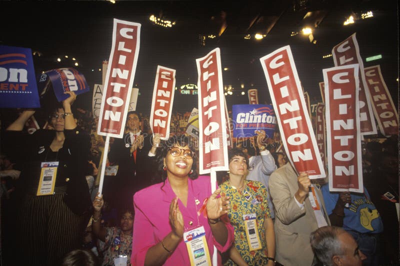 Presidential Celebration at Democratic Convention Editorial Stock Photo ...