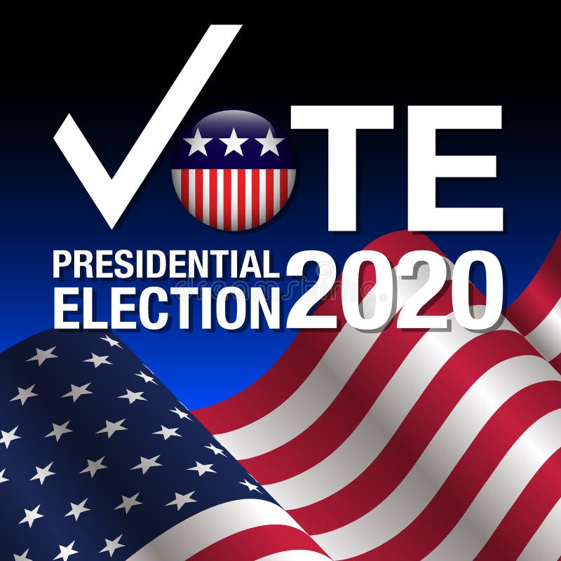 2020 United States Presidential Election. Poster, Card, Banner and ...