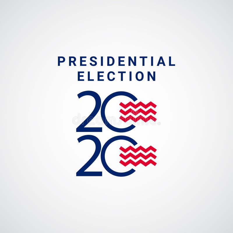 Presidential Election 2020 Vector Template Design Illustration Stock ...
