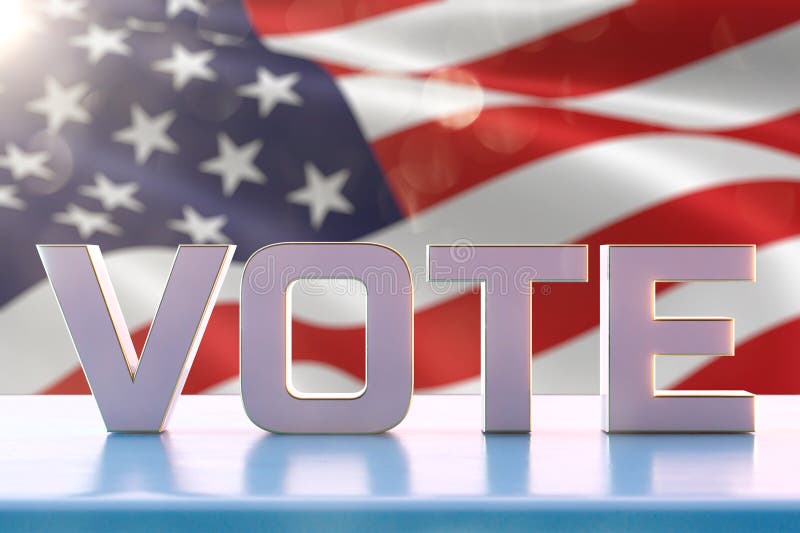 Presidential Elections In America The Inscription Vote On The
