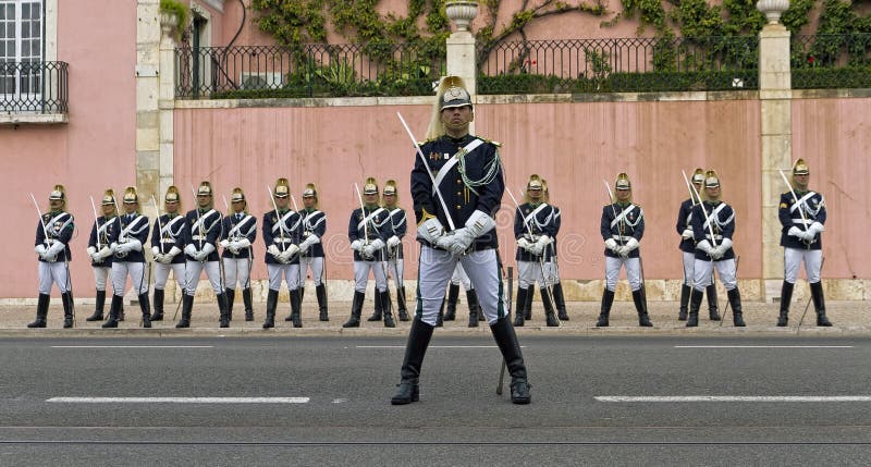 Presidential Guard Lisbon - Portugal Editorial Stock Image - Image of ...