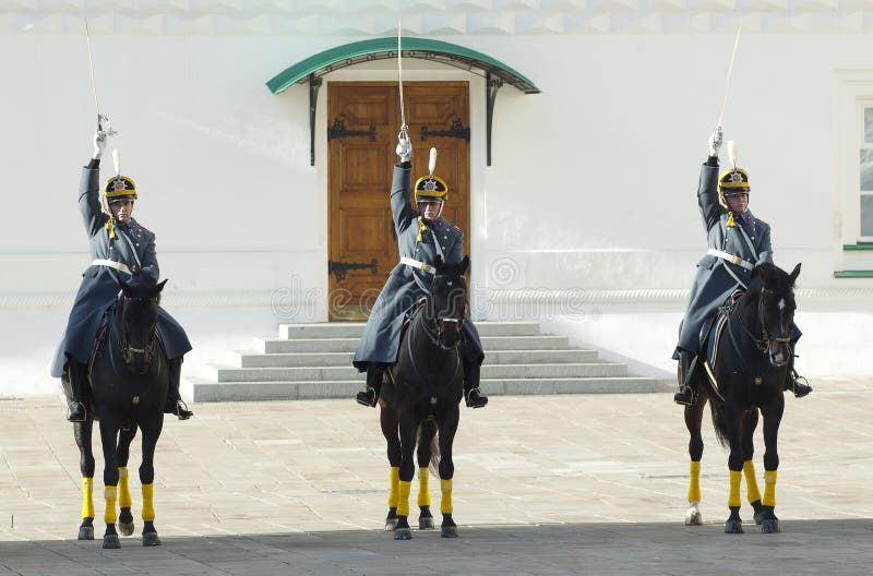 Presidential Guards with Flags Editorial Photography - Image of city ...