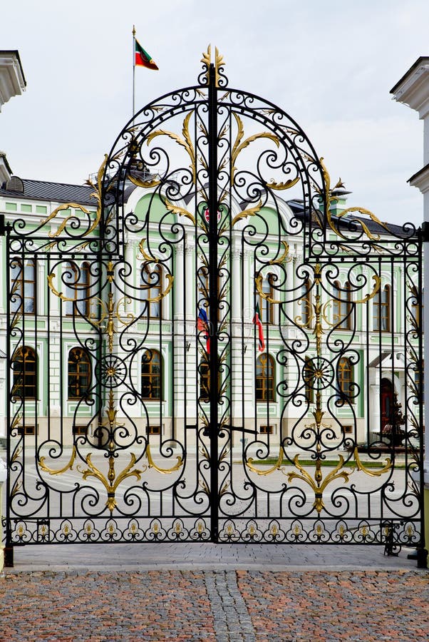Presidential Palace in Kazan Kremlin Stock Image - Image of officials ...