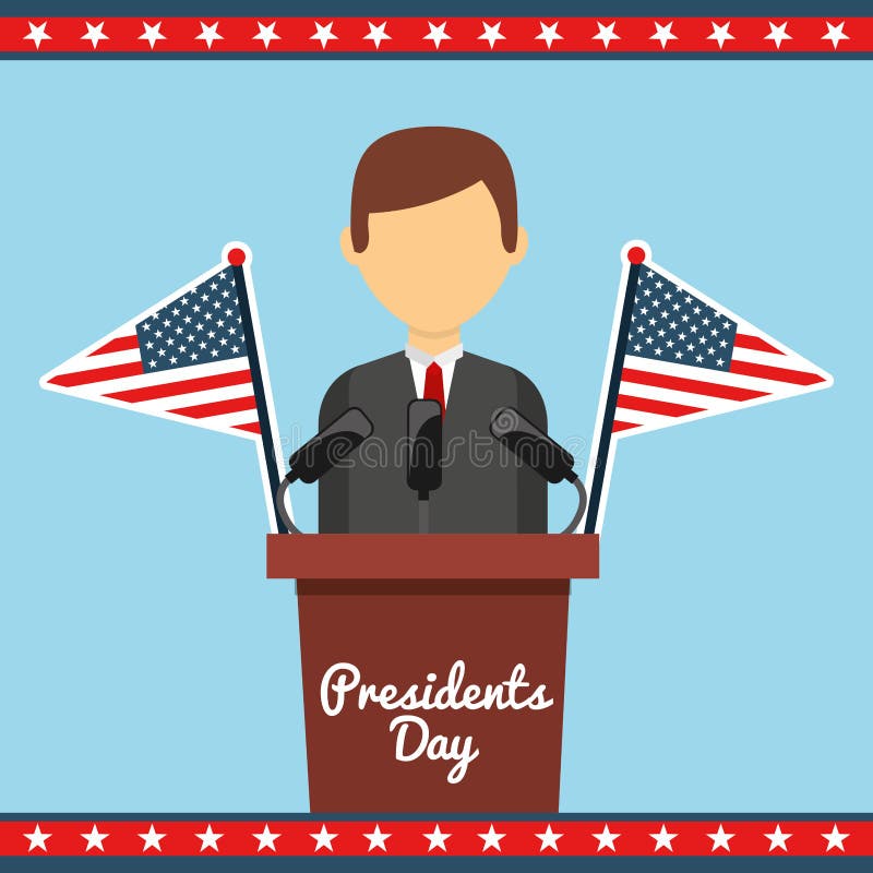 Presidents day design stock illustration. Illustration of businessman ...