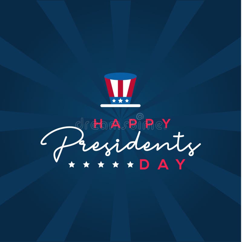 Presidents Day Vector Design for Banner or Background Stock Vector ...