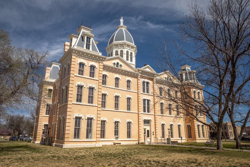 Presidio County Courthouse editorial stock image. Image of pretty ...