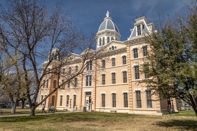 Presidio County Courthouse editorial photography. Image of building ...