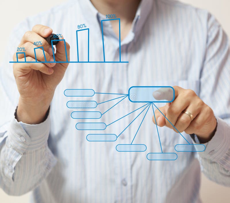 Presionar los botones foto de archivo. Imagen de ordenador - 43293444