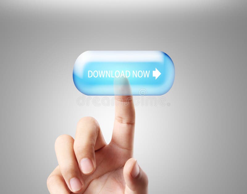 Presionar Los Botones Sociales Modernos Stock de ilustración ...