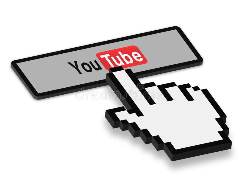 Presione El Botón De YouTube Imagen de archivo editorial - Ilustración ...