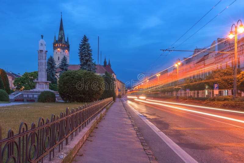 Presov Road Sign on Highway Stock Image - Image of arrow, presov: 102737981