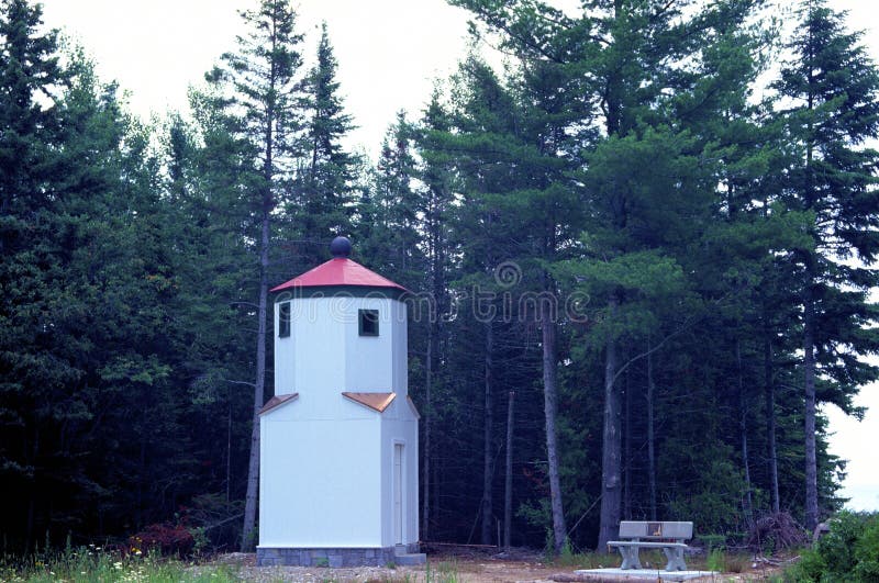 Presque Isle Front Range Light 59058 Stock Image - Image of 1870, light ...