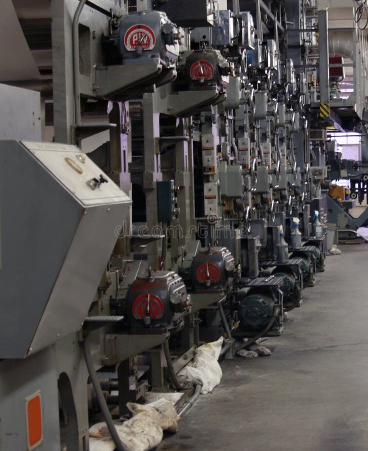 Paper for the Press, W stock photo. Image of equipment - 586022