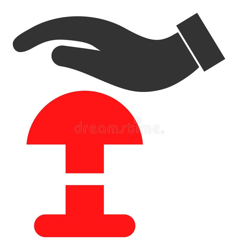 Press Alarm Button Vector Icon Flat Illustration Stock Vector ...