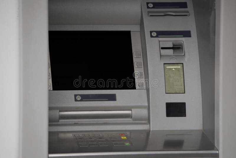 Press ATM EPP Keyboard Computer Data Detail Digits . Stock Photo ...