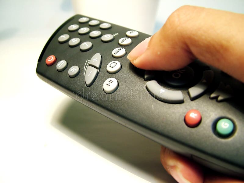 Press button stock photo. Image of broadcasting, black, hand - 29866
