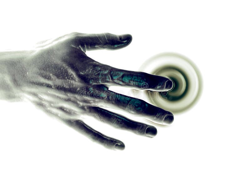 Press the button! stock illustration. Illustration of access - 6126069