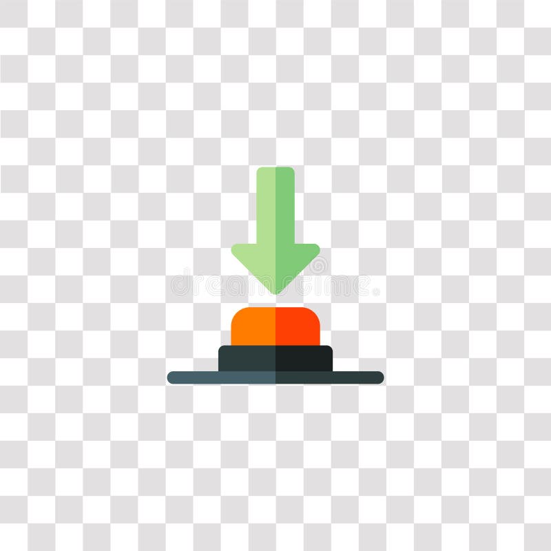 Press Button Icon Sign and Symbol. Press Button Color Icon for Website ...
