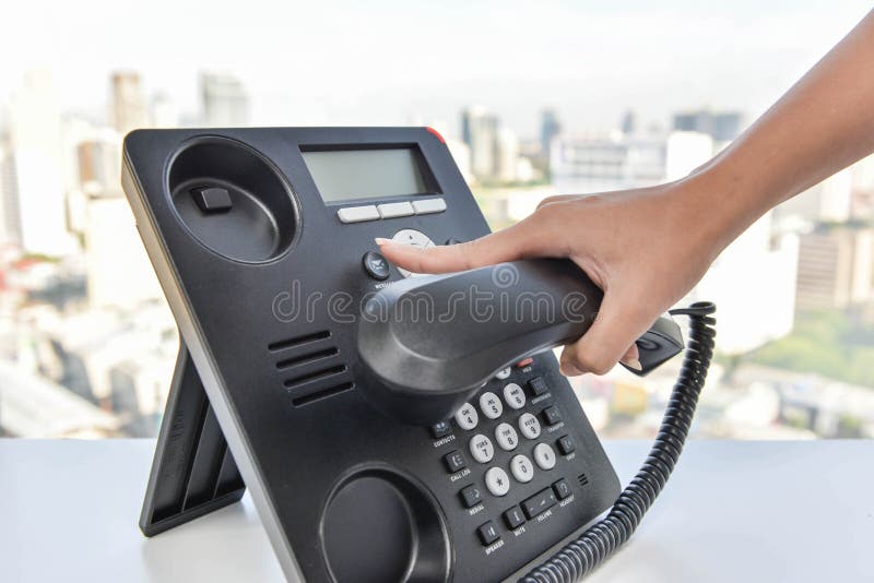 Press the Button Panel To Dial-up Stock Image - Image of office, phone ...